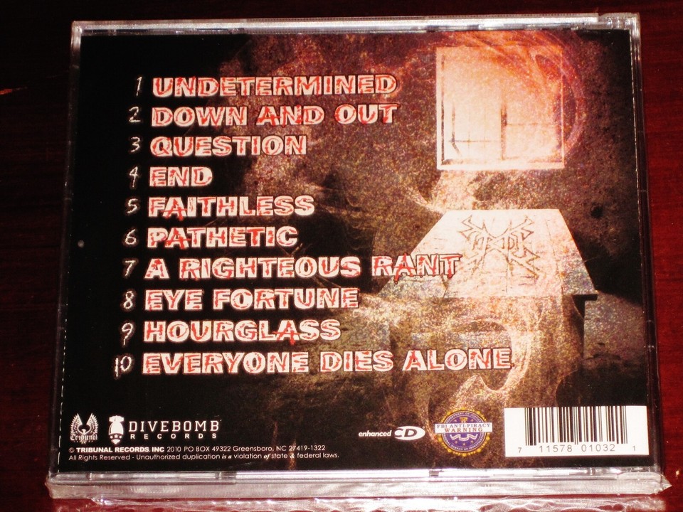 Blatant Disarray: Everyone Dies Alone CD ECD 2010 Divebomb Records ...