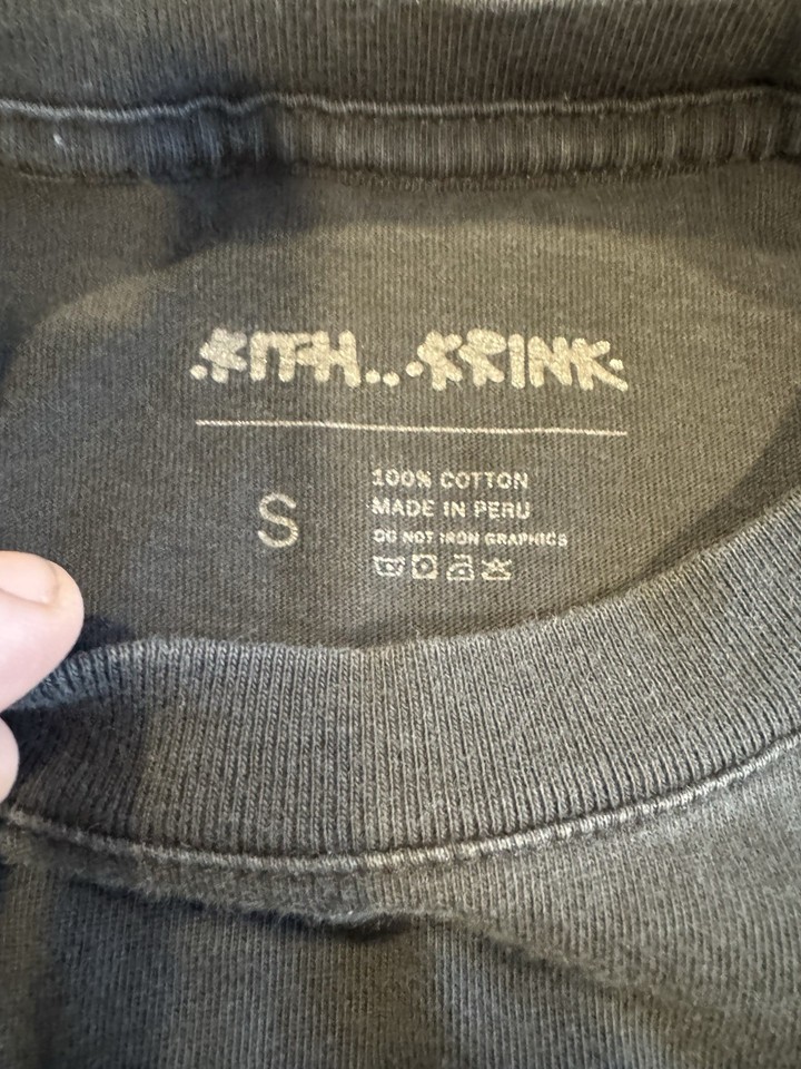 KITH x KRINK Spray Paint Drip Font T Shirt Color Tag New York Graffiti ...