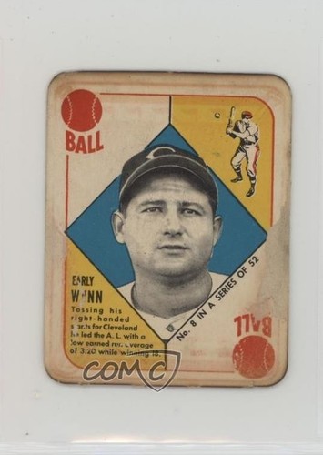1951 Topps Red Backs Early Wynn #8 HOF | eBay