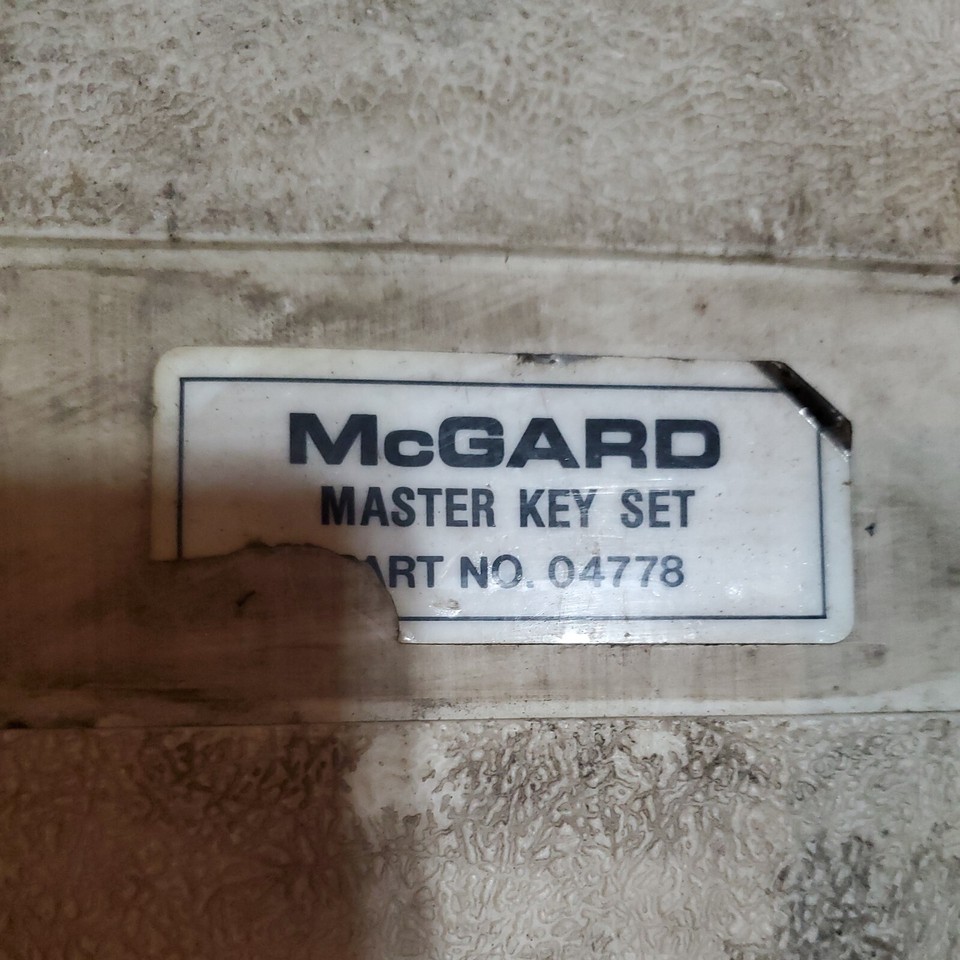McGard Master Key Set #04778 Chrysler Products Anti theft Wheel Lock ...