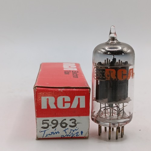 RCA 5963 12AU7 Vacuum Tube ECC 82 Clean Tested 80% 60 Day Guarantee See ...