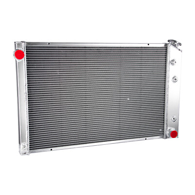 3 Row Aluminum Radiator For 1973-1987 Chevy C/K C10 C20 C30 K10 Pickup ...