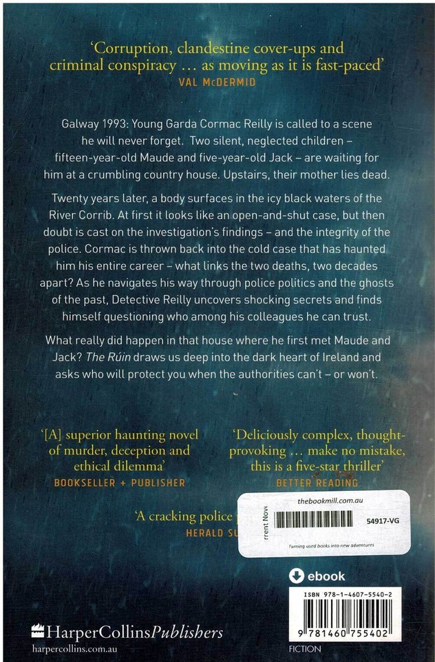 The Ruin by Dervla McTiernan SC Cormac Reilly series #1 VGC ...