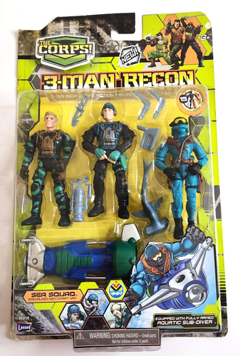 The Corps! 3-Man Recon SEA SQUAD Action Figures No. 03313 Lanard | eBay