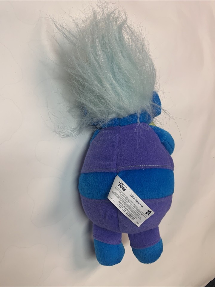 Dreamworks Trolls Biggie Hug Worm Mr. Dinkles Blue Plush Toy | eBay