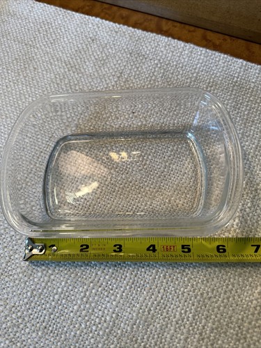 PYREX 8210 Clear Glass 1 7/8 Cup 440 mL Small Rectangular Baking Dish ...