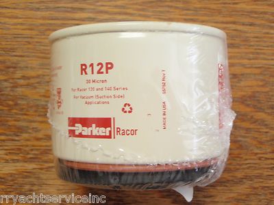 RACOR FUEL FILTER DIESEL 62 R12P 30 MICRON FITS 120A WATER SEPARATOR ...
