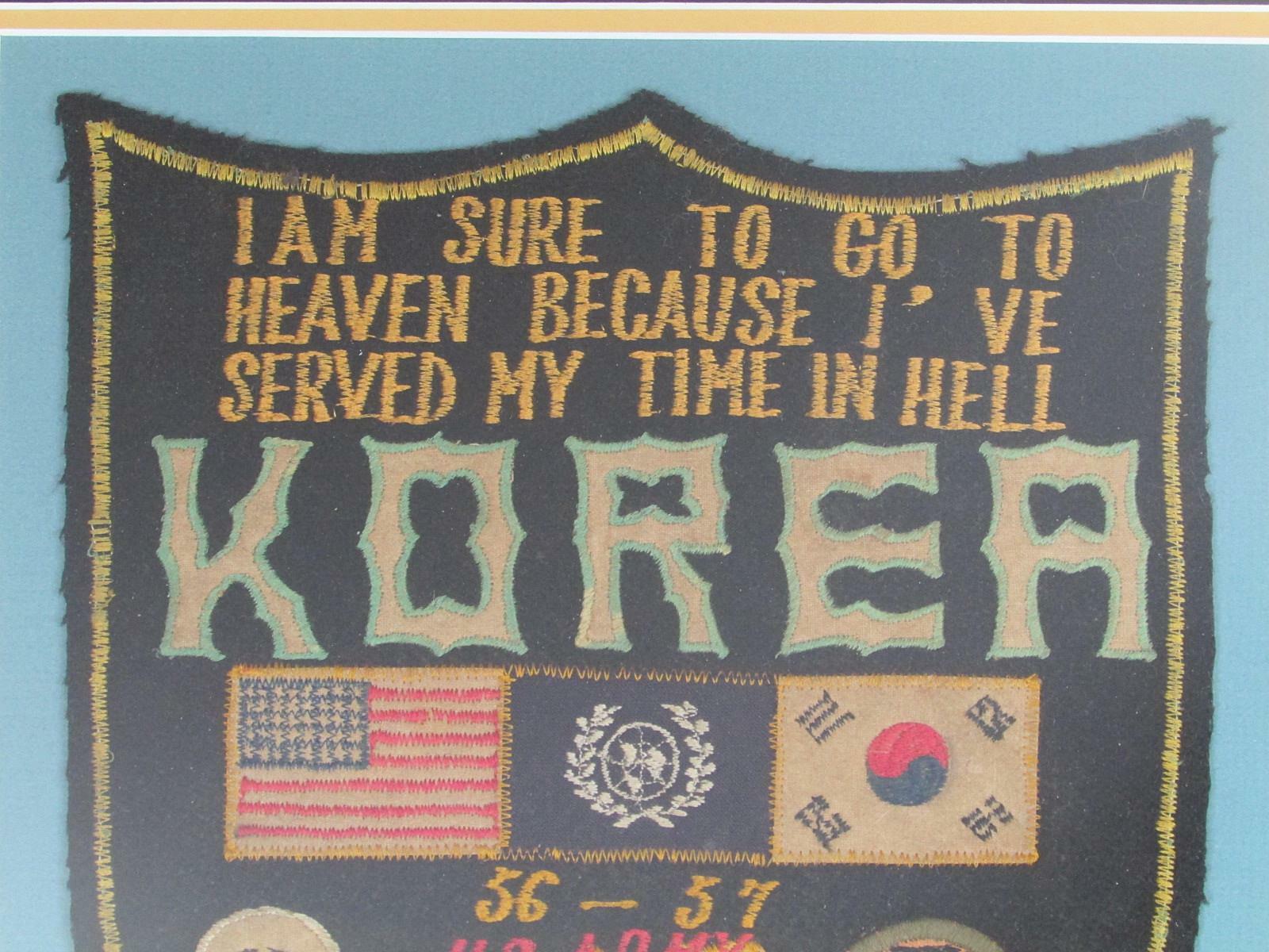 Vintage 1950s US Army Military Large Back Patch Korean War era Original ...