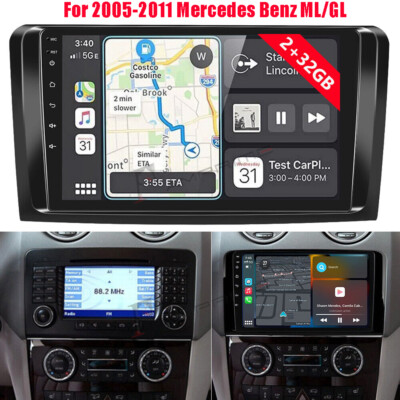 For Mercedes Benz ML/GL ML320 ML350 Android 11 Car GPS Navi Radio ...