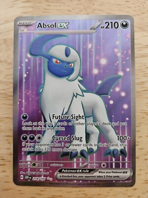 Absol ex 214/197 Obsidian Flames (OBF) NM Full Art Ultra Rare Pokemon ...