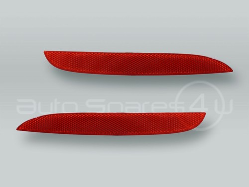Red Rear Bumper Reflectors Covers PAIR fits 2009-2012 BMW X1 E84 | eBay
