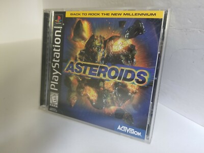 ASTEROIDS Game for Playstation 1 PS1 Complete CIB NTSC US/CAN P25 ...