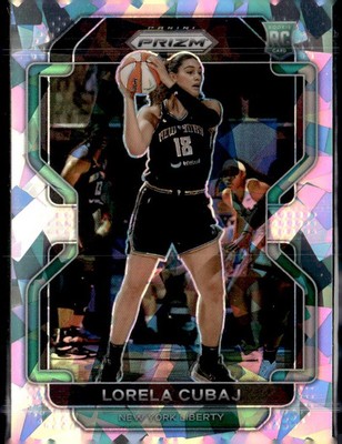 2022 Panini Prizm WNBA Cracked ICE Prizm #193 Lorela Cubaj RC- MINT ...