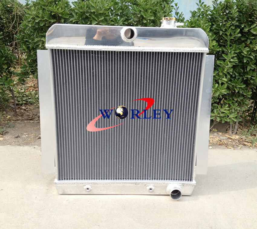3 ROW ALUMINUM RADIATOR FOR 1955-1959 CHEVY PICKUP TRUCK V8 55 56 57 58 ...