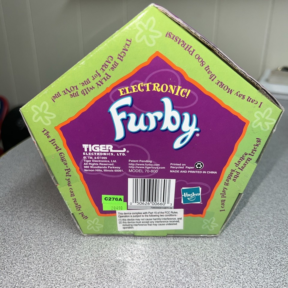 Vintage Ladybug Furby Rare Original 1999 Black & Red Spots Blue Eyes ...