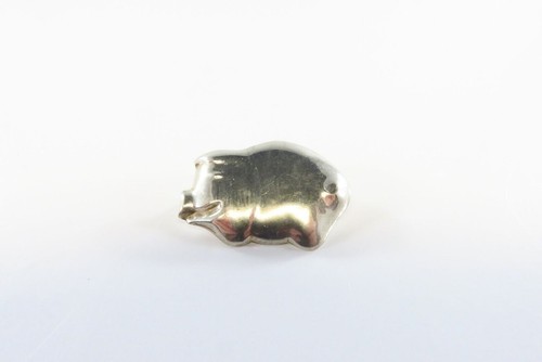 Cute Vintage Sterling Silver Puffy Porky Pig Pin Brooch 1 1/8" x 1" | eBay
