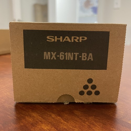 SHARP MX-61NT-BA New Genuine Black Toner Cartridge MX 4070 5070 6070 ...