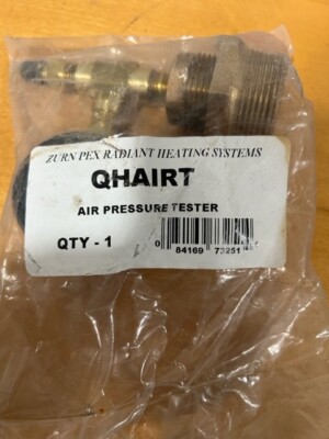 Zurn Prt# QHAIRT Radiant heating pex air pressure tester gauge | eBay