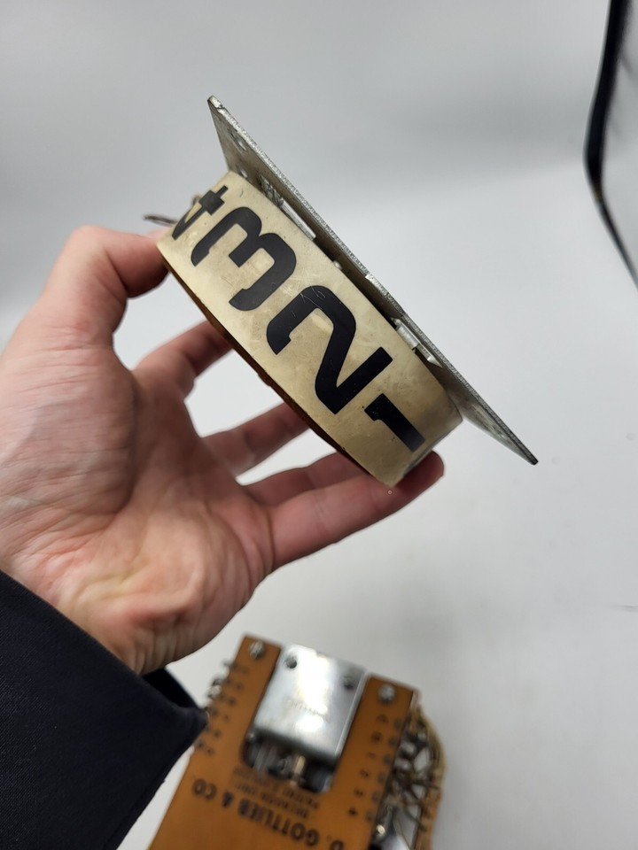 Vintage Gottlieb Decagon Pinball Machine Game Score Reel Wheel Assembly ...