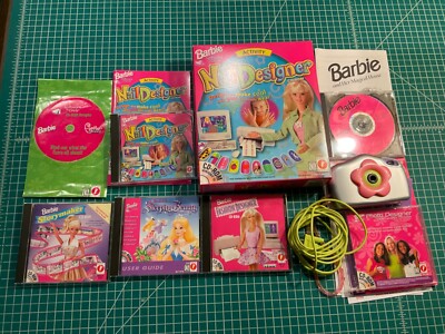 Barbie Software CDRom Boxes Windows MacIntosh Nail Fashion Photo Camera ...