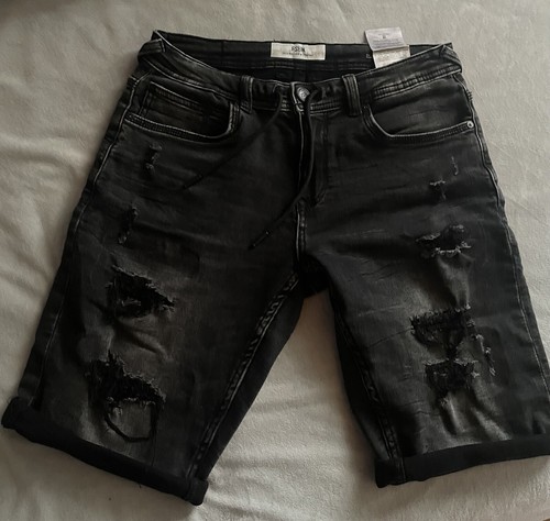 Herren Jeansbermuda Shorts Von FSBN New Yorker in schwarz Gr. S wie neu ...