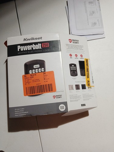 Kwikset Powerbolt 250 Electronic Deadbolt – Venetian Bronze, Keyless ...