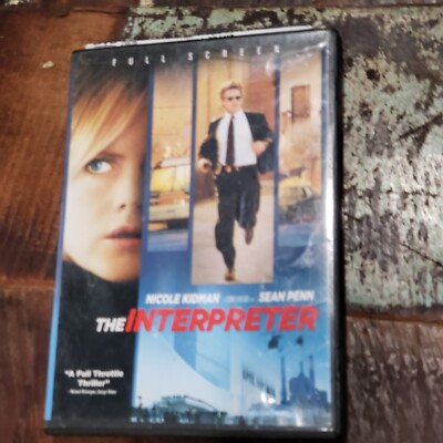 The Interpreter (DVD, 2005) Nicole Kidman Free Ship Spy Thriller Africa ...