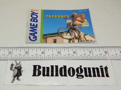 Paperboy 2 Manual Only Original Nintendo Gameboy Instruction Booklet ...