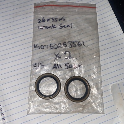 KTM Shaft Seal 26X35X6 0760263561 All 50sx Ktm 2 PACK | eBay Australia