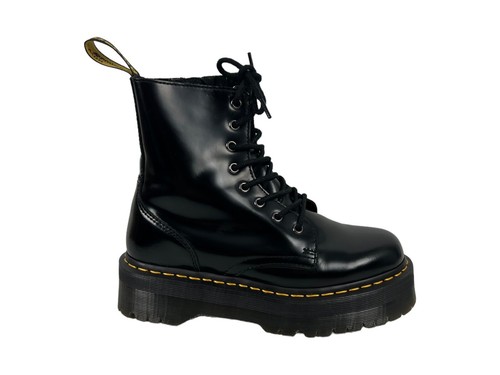 Dr. Doc Martens Jadon Black Patent Platform Boots Women Size US 8 ...