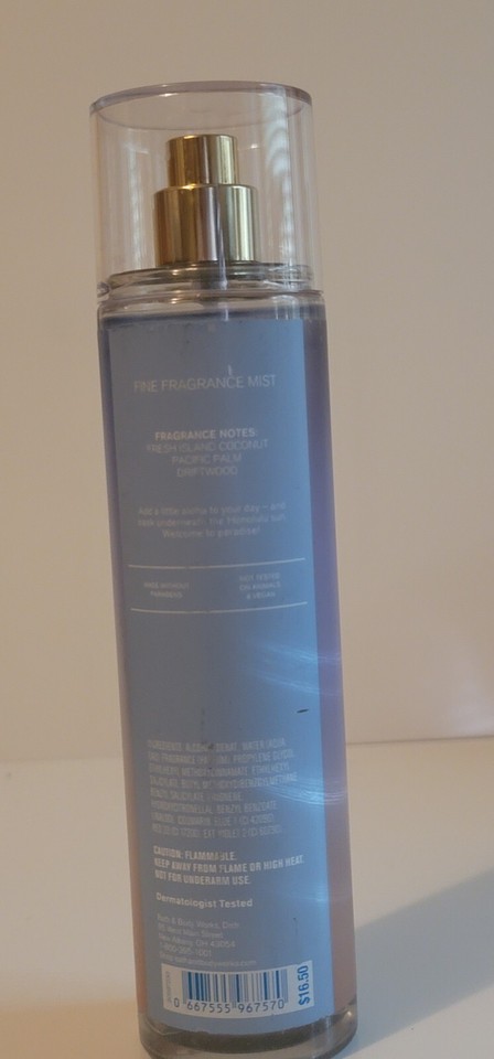HONOLULU SUN Fine Fragrance Mist 8 0z Bath And Body Works 😇 New. | eBay