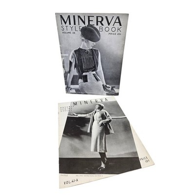 2 Lot 1930s Minerva Knitting Crochet Pattern Booklets Vintage ...