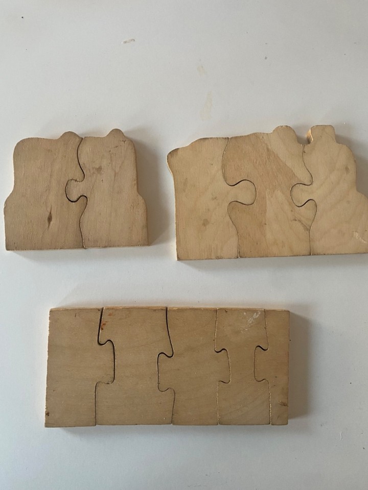 Thomas The Tank Engine Vintage Wooden Puzzle 4 Pieces | eBay UK