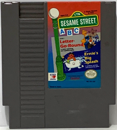 Sesame Street ABC Letter-Go-Round (1989) – Dirty – UNTESTED!!! | eBay