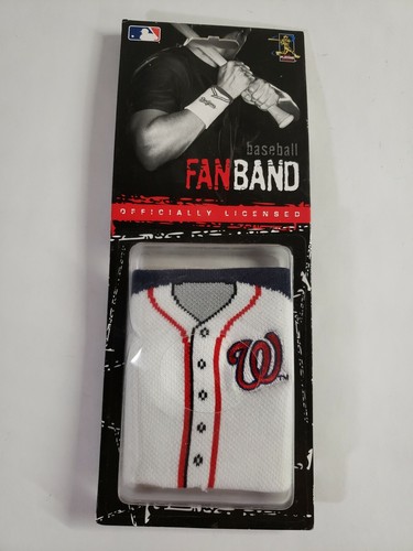 Wrist Band WASHINGTON NATIONALS Team Logo Jersey MLB Baseball FAN BAND ...