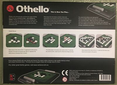 OTHELLO Board Game Classic Family Game Ages 8+ Spin Master 35x 25cm NEW ...