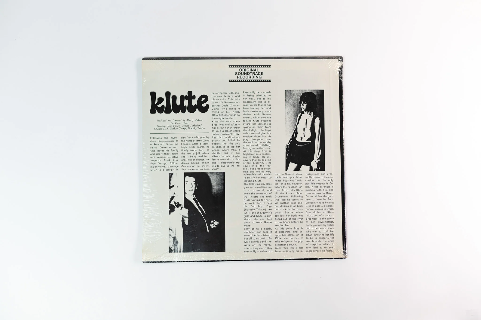 Michael Small - Klute (Original Soundtrack Score) Sealed Vinyl LP Album ...