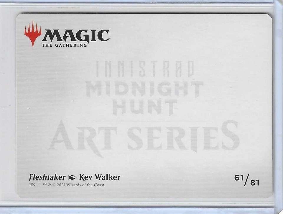 MTG Fleshtaker Innistrad: Midnight Hunt (MID) Art Series Card Kev ...