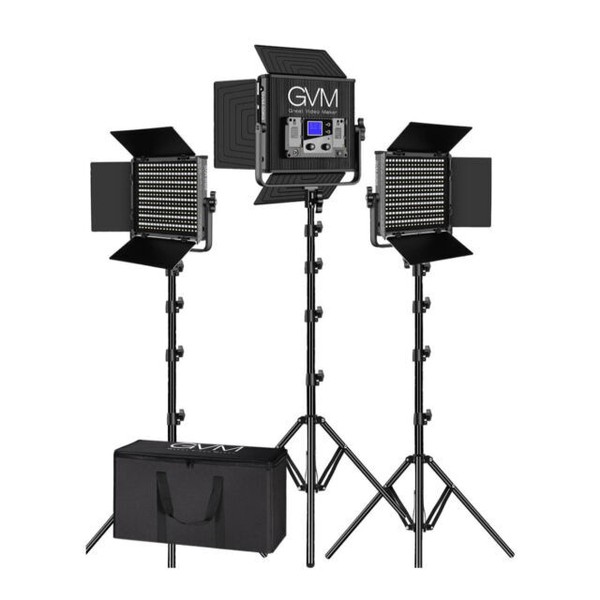 GVM RGB LED Studio 3-Light Kit for sale online | eBay
