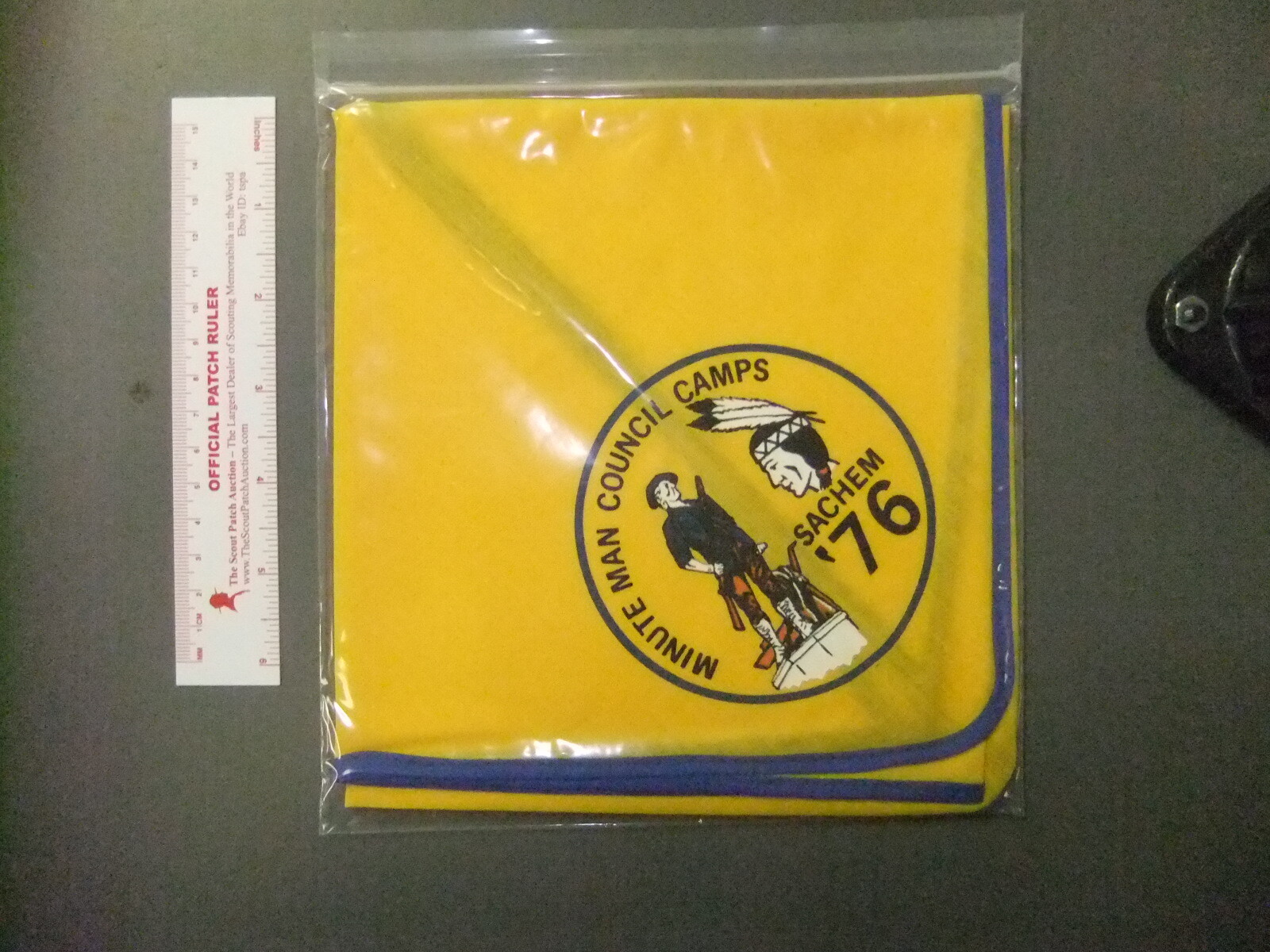 Boy Scout Camp Sachem Neckerchief Minuteman Council 7627GG | eBay