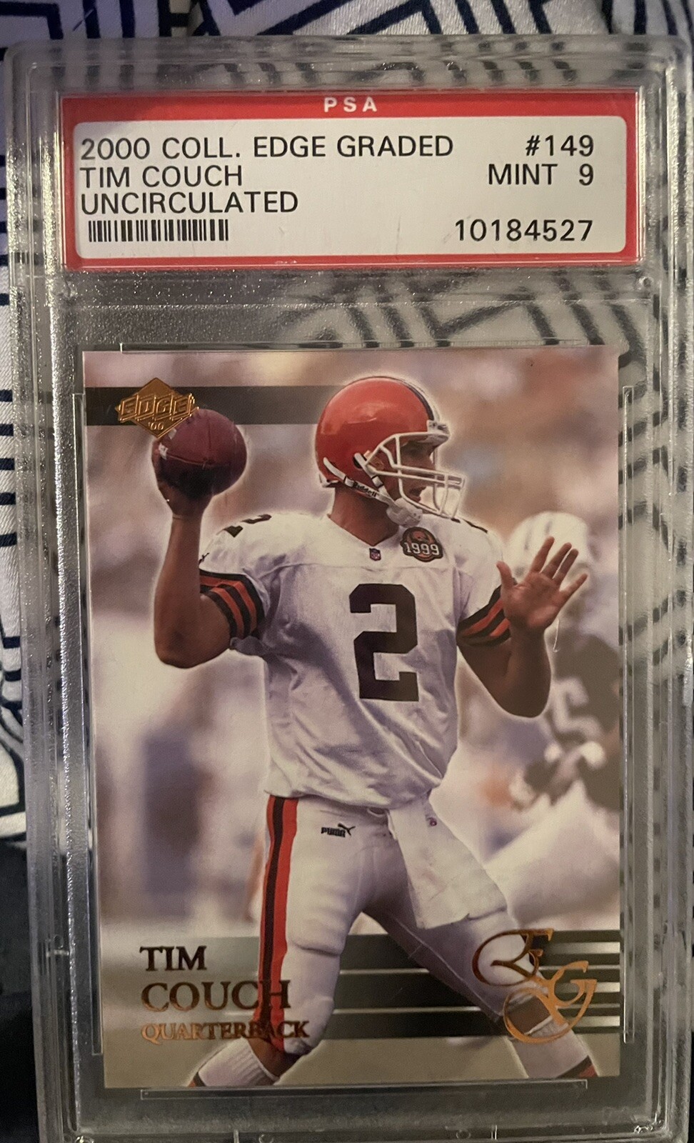 1999 Collector's Edge Supreme FB Card #TC Tim Couch ROOKIE RC PSA 9 ...