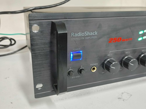 RadioShack Model MPA-250B PA Stereo Amplifier Amp 250 WATT | eBay