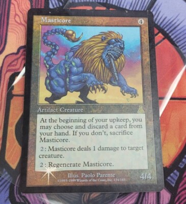 Masticore Urza's Destiny Holo Foil UDS LP 134/143 Magic Card English ...
