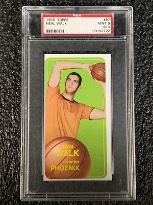 1970 Topps Basketball #87 Neal Walk PSA 9 (OC) | eBay