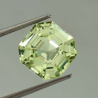A+ Natural Flawless Ceylon Light Green Spinel Loose Asscher Cut ...