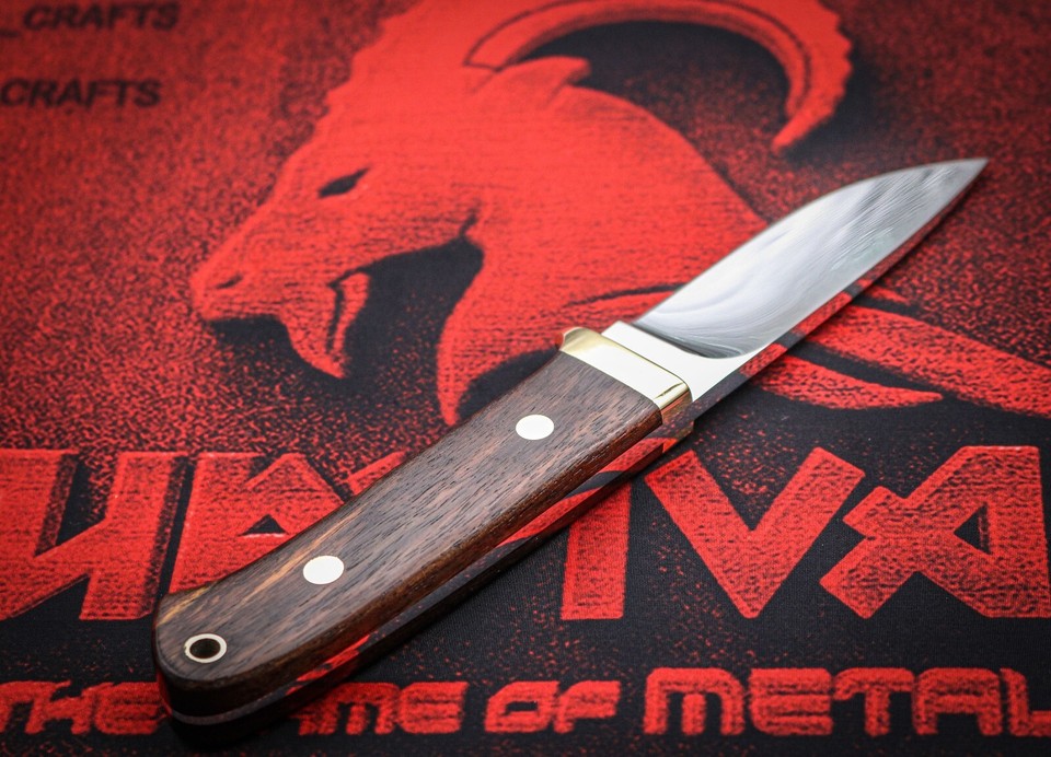 Custom Handmade Drop Point hunter knife loveless style knife with ...