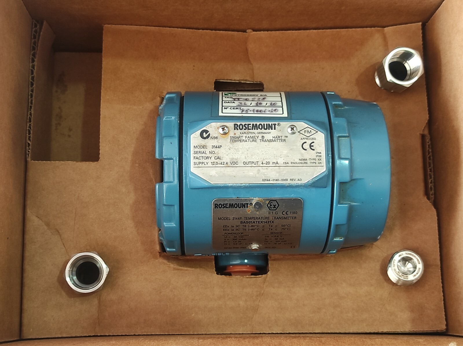 Rosemount 3144P D2A1I1M5Q4 Temperature Transmitter 3144PD2A1I1M5Q4 | eBay