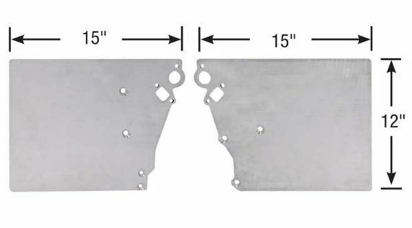 Competition Engineering Motor Plate Front Aluminium 0.250in. Thick ...