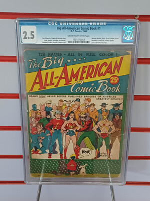 BIG ALL-AMERICAN COMIC BOOK #1 (DC Comics, 1944) CGC Graded 2.5 | eBay