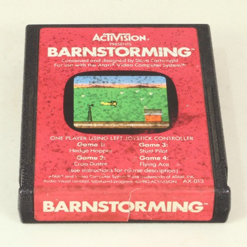 Atari 2600 Game Tested and Working Barnstorming By Activision | eBay